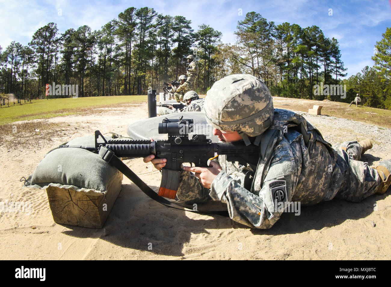 A soldier with 122nd Aviation Support Battalion, 82nd Combat Aviation ...