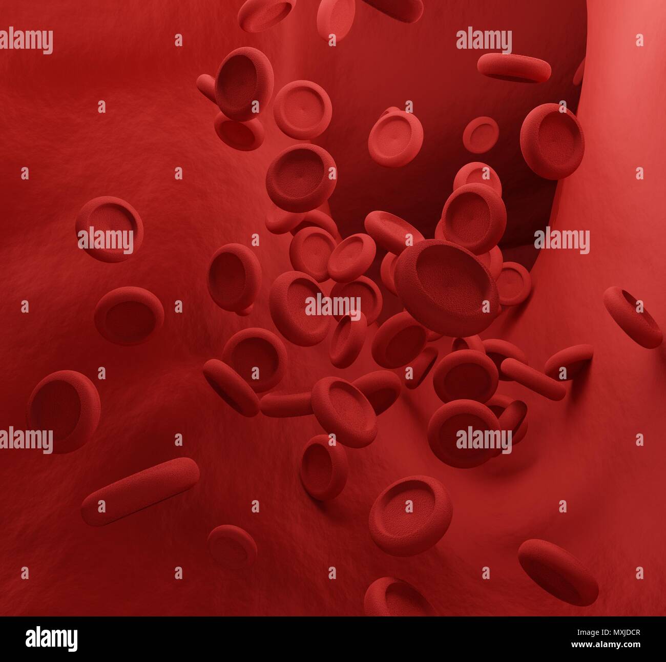 blood cells 3d rendering Stock Photo - Alamy