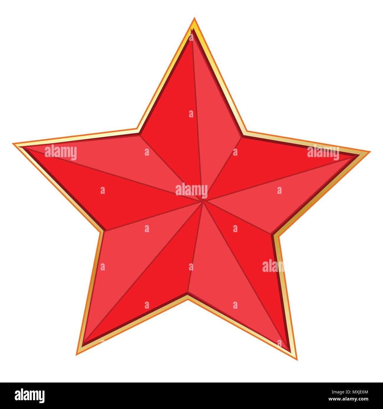 Sign red star Stock Vector Image & Art - Alamy