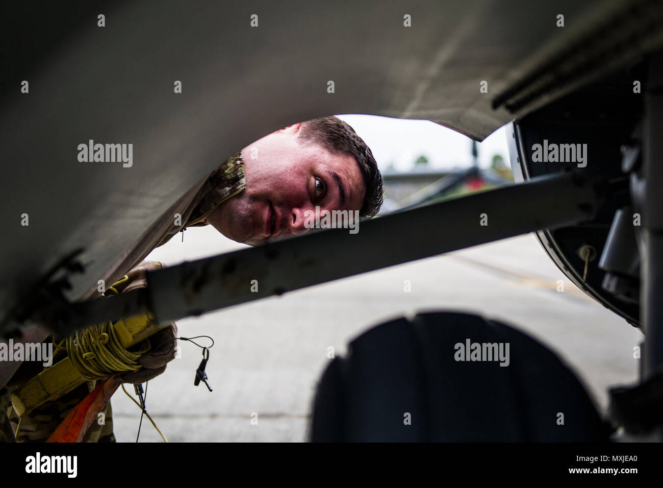 Staff Sgt. Jeffrey Pratt, a flight engineer with the 8th Special ...