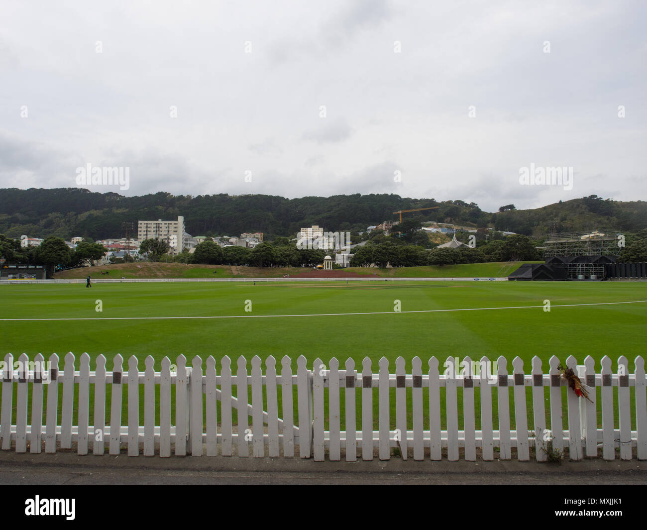 Basin Reserve Sports Ground In Wellington Stock Photo - Alamy