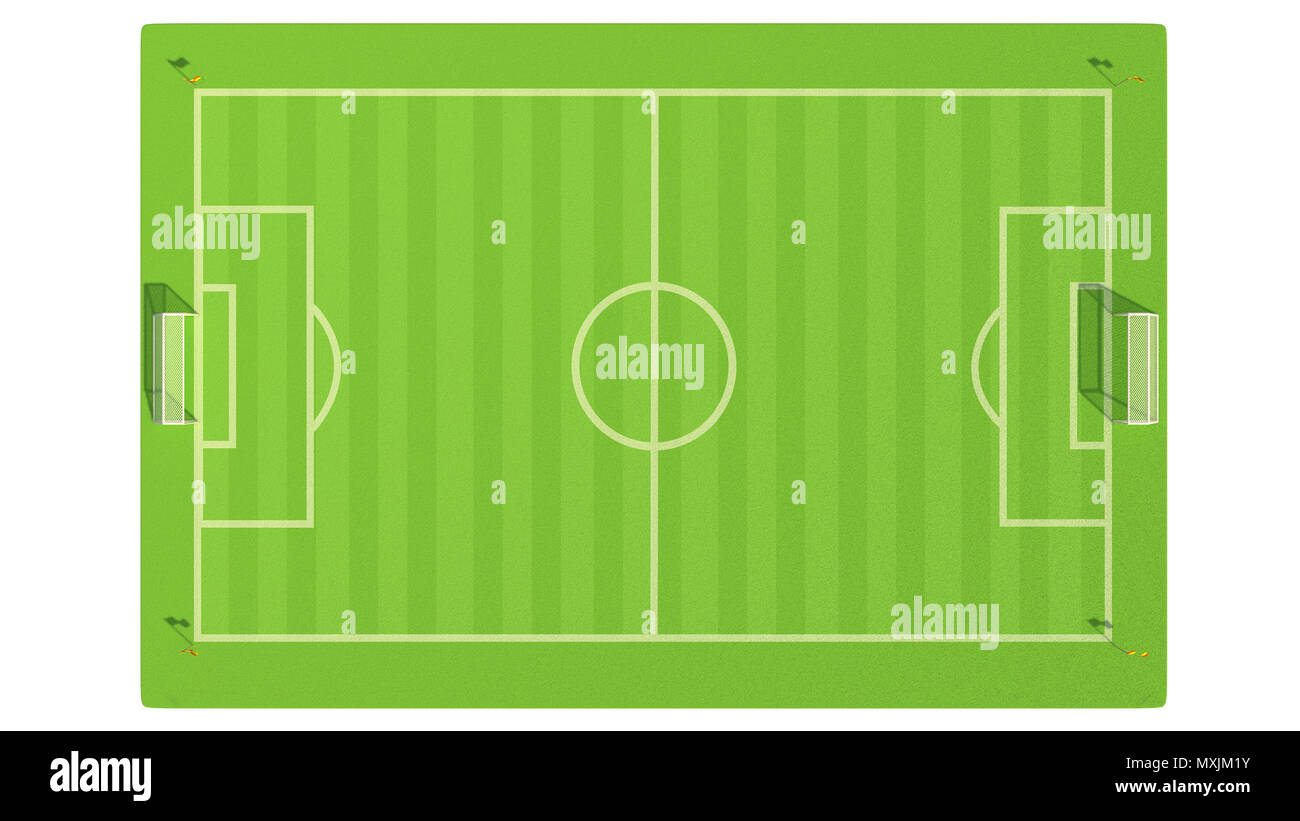 Soccer Field Layout 3d