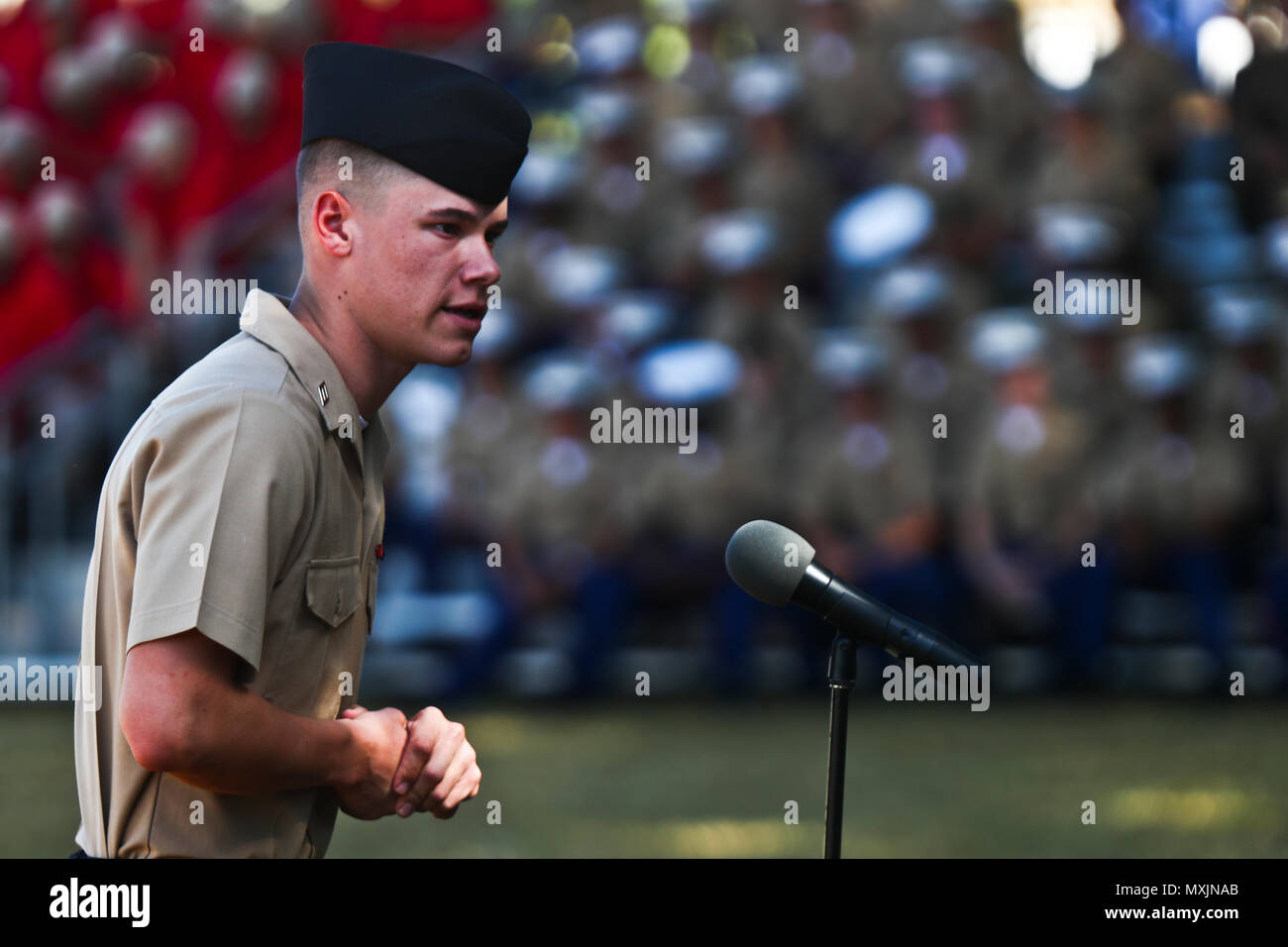 U.S. Navy SA Sean Miller, a religious program specialist assigned to ...
