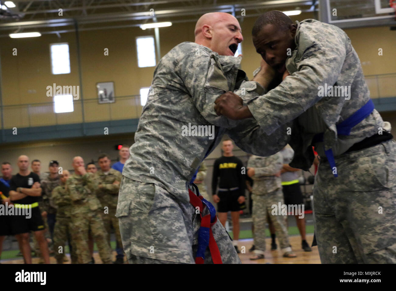 Lt. Col. Brian Ducote (left), commander of 3rd Battalion, 7th Infantry ...