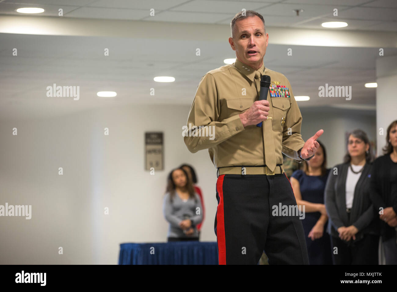 U.S. Marine Corps Lt. Gen. Gary Thomas, deputy commandant, Programs and ...