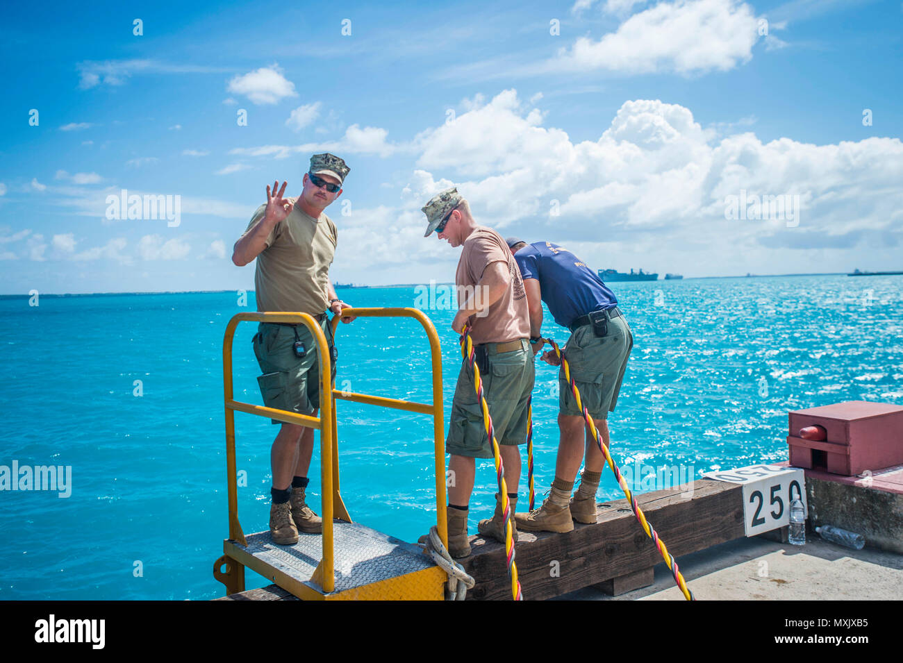 Members of Underwater Construction Team (UCT) 2’s Construction Dive ...
