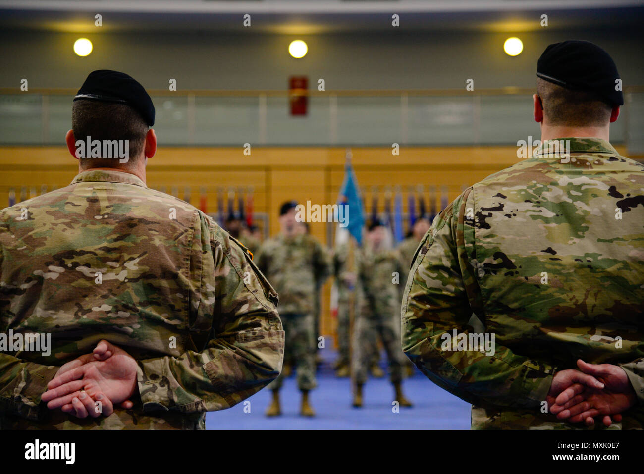 U.S. Army Col. William C. Lindner(left), the 7th Army Training Command ...