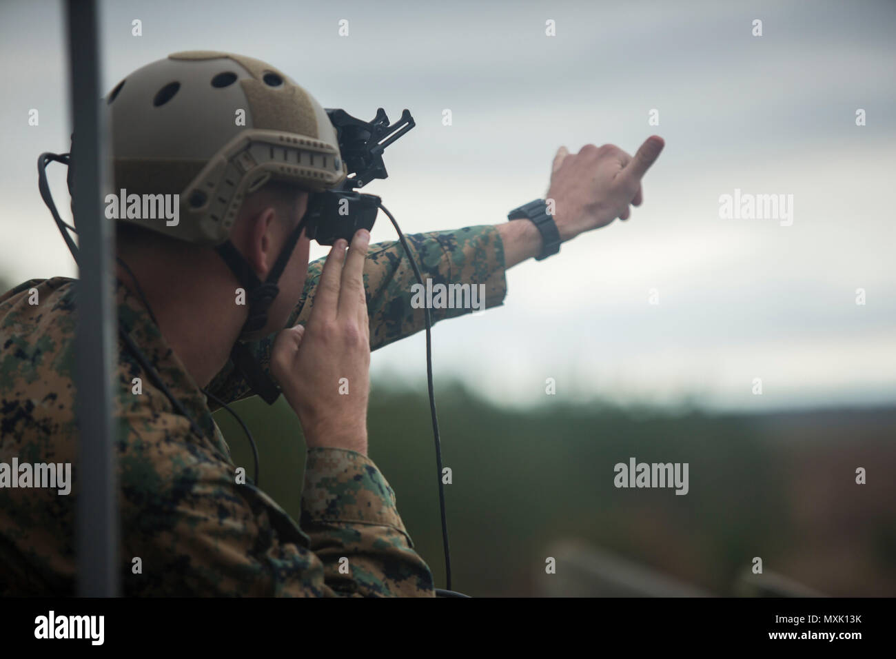 A U.S. Marine with 2nd Battalion, 6th Marine Regiment, 2nd Marine ...