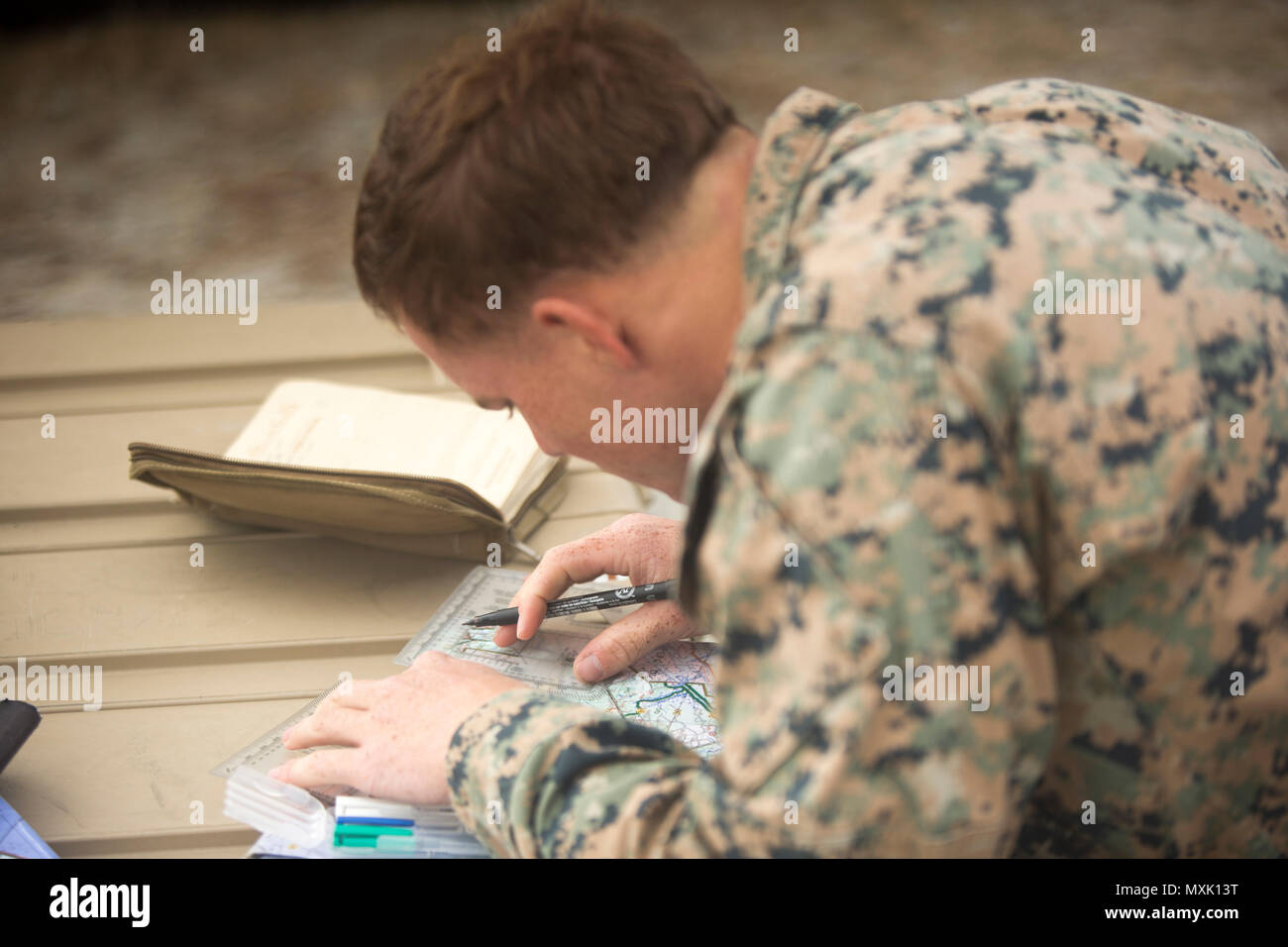 U.S. Marine Corps Cpl. Dylan Wellmon, a mortarman with 2nd Battalion ...