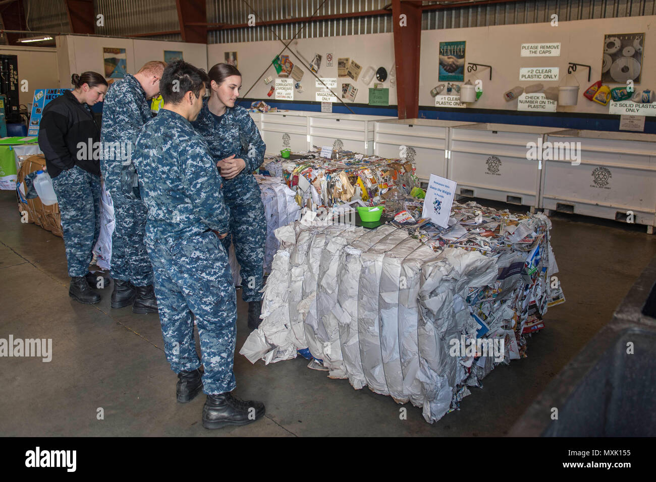 161115-N-WQ574-016 OAK HARBOR, Wash. (Nov. 15, 2016) Sailors view ...