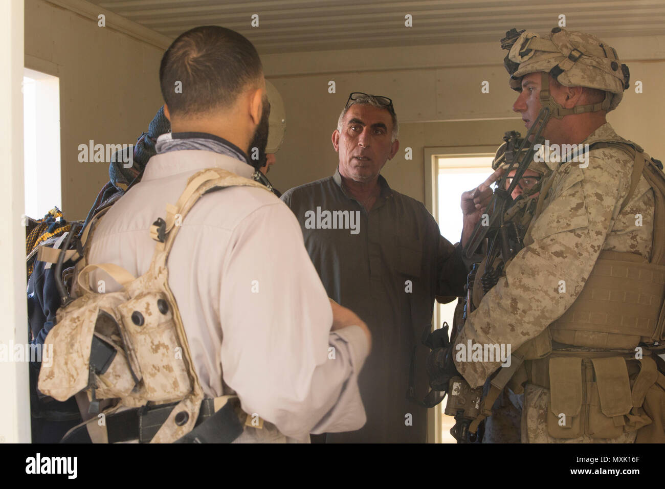 U.S. Marines with Alpha Company, 1st Battalion, 2nd Marine Regiment ...