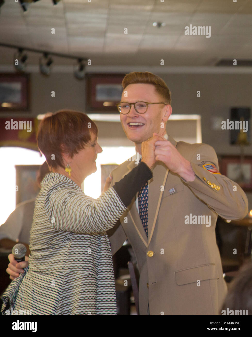 Maxine MacDonald, warehouse materials operations officer, dances with ...