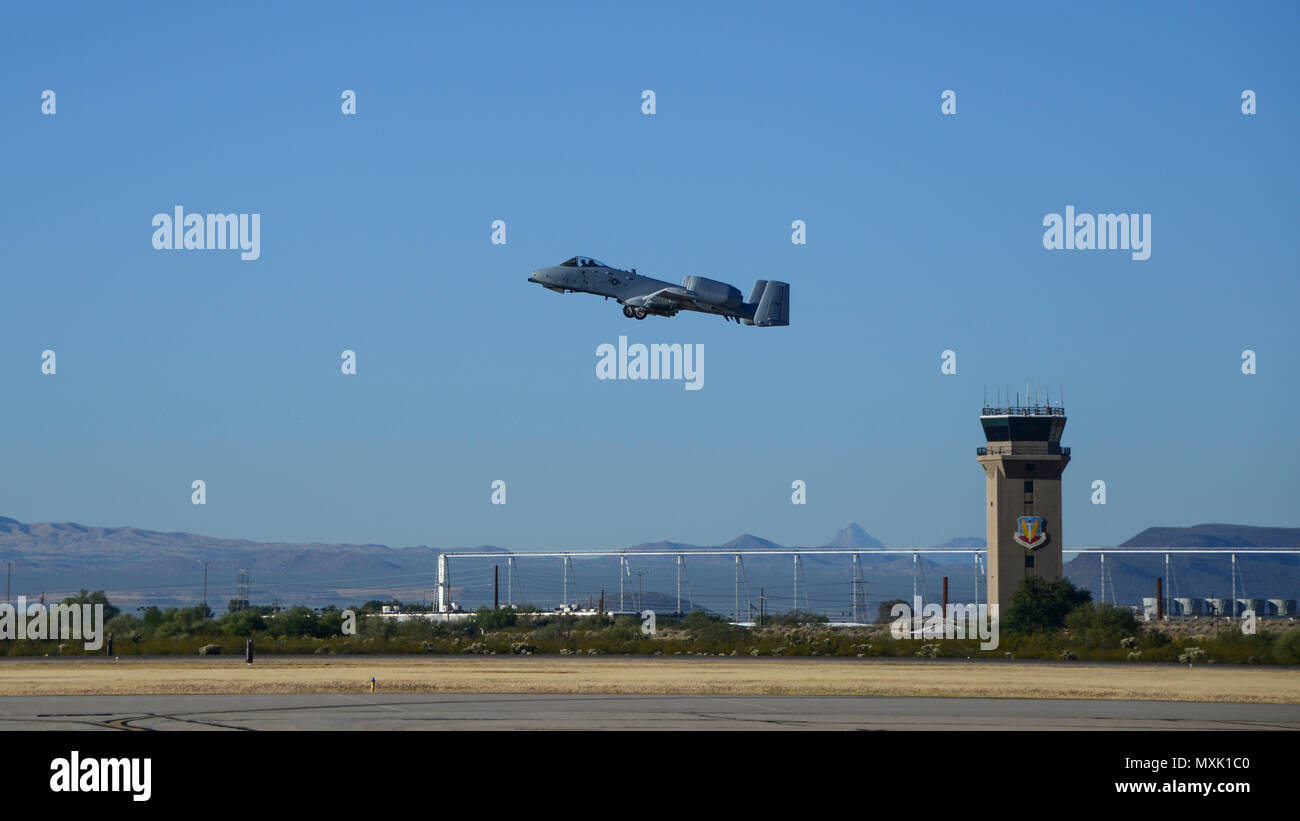 An A-10C Thunderbolt II takes off during the Cactus Flag exercise at ...
