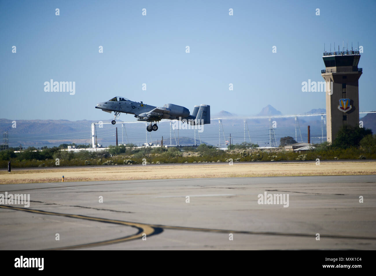 An A-10C Thunderbolt II takes off during the Cactus Flag exercise at ...