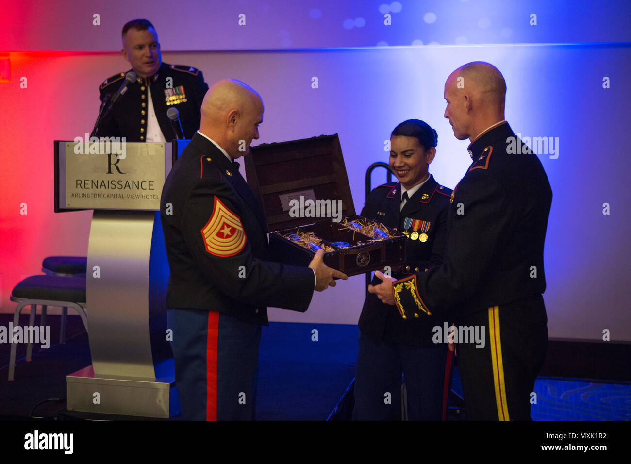U.S. Marine Corps Sgt. Maj. Robert W. Pullen, battalion sergeant major ...