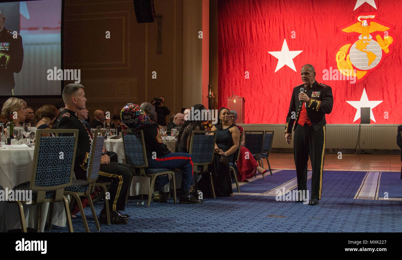 Commandant of the Marine Corps (CMC) Gen. Robert B. Neller speaks to ...