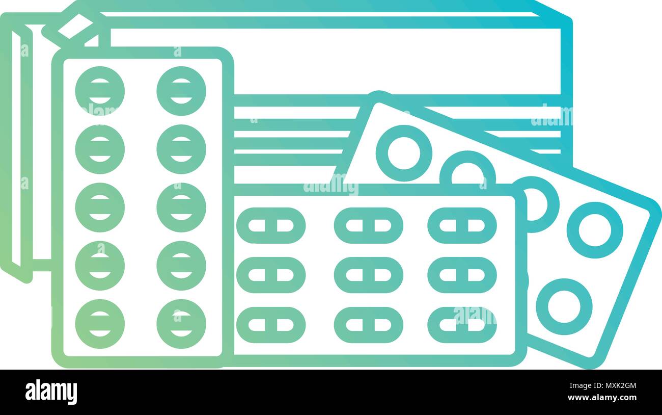 The pill contraception isolated Stock Vector Images - Alamy