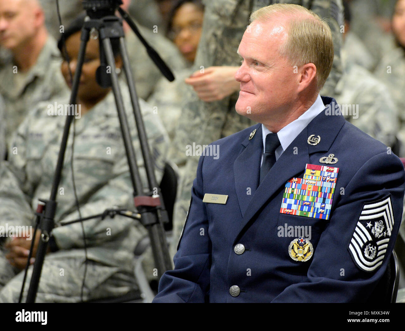 Chief Master Sgt. of the Air Force James A. Cody attends the ...