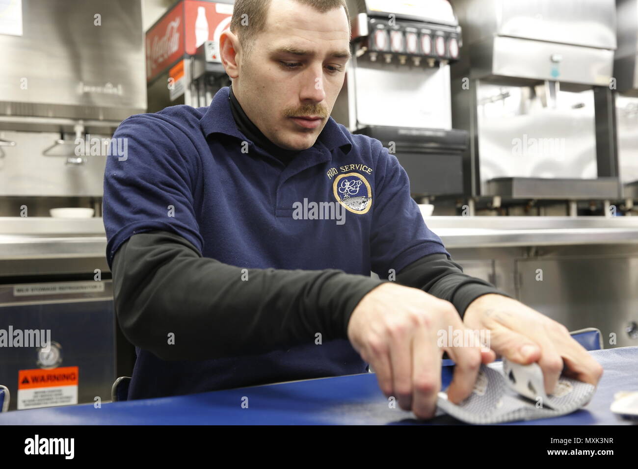 NEWPORT NEWS, Va. (Nov. 15, 2016) -- Seaman Robert Rhoads, assigned to ...
