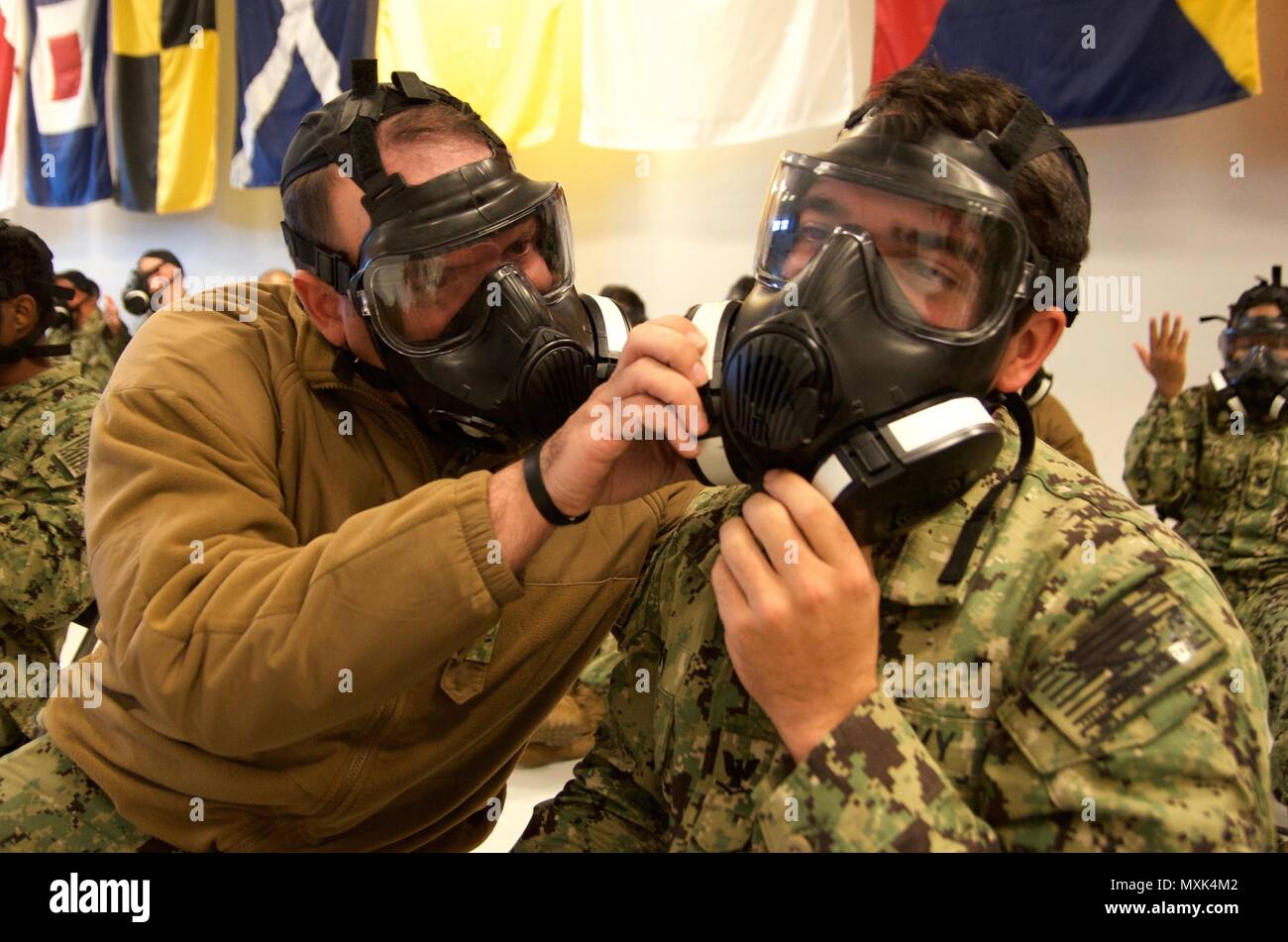 Gas mask fitting hi-res stock photography and images - Alamy