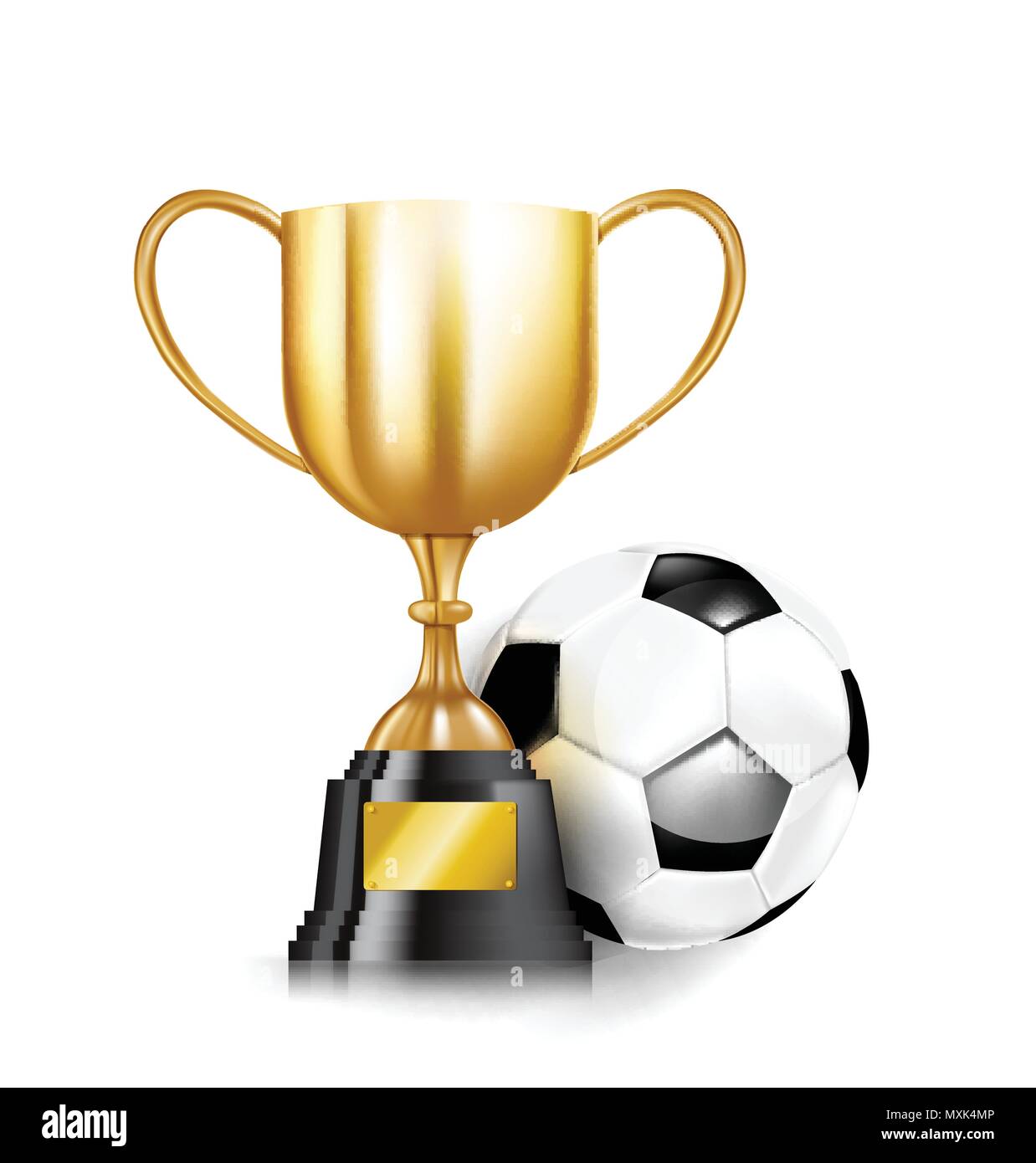Soccer Trophy Vector