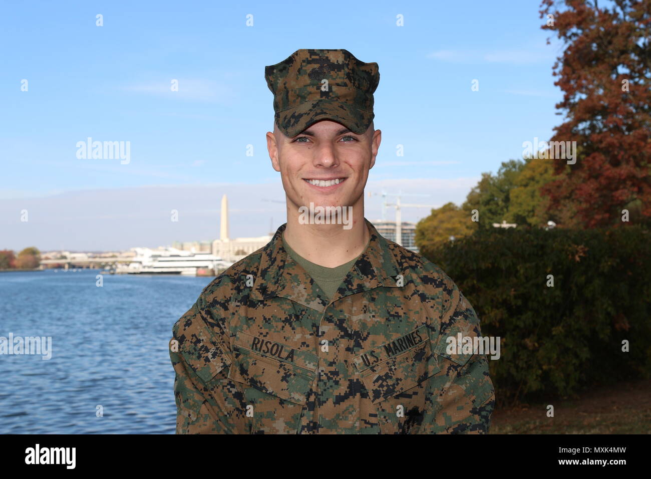 U.S. Marine Corps Lance Cpl. Michael Risola, a Tarpon Springs, Fla ...