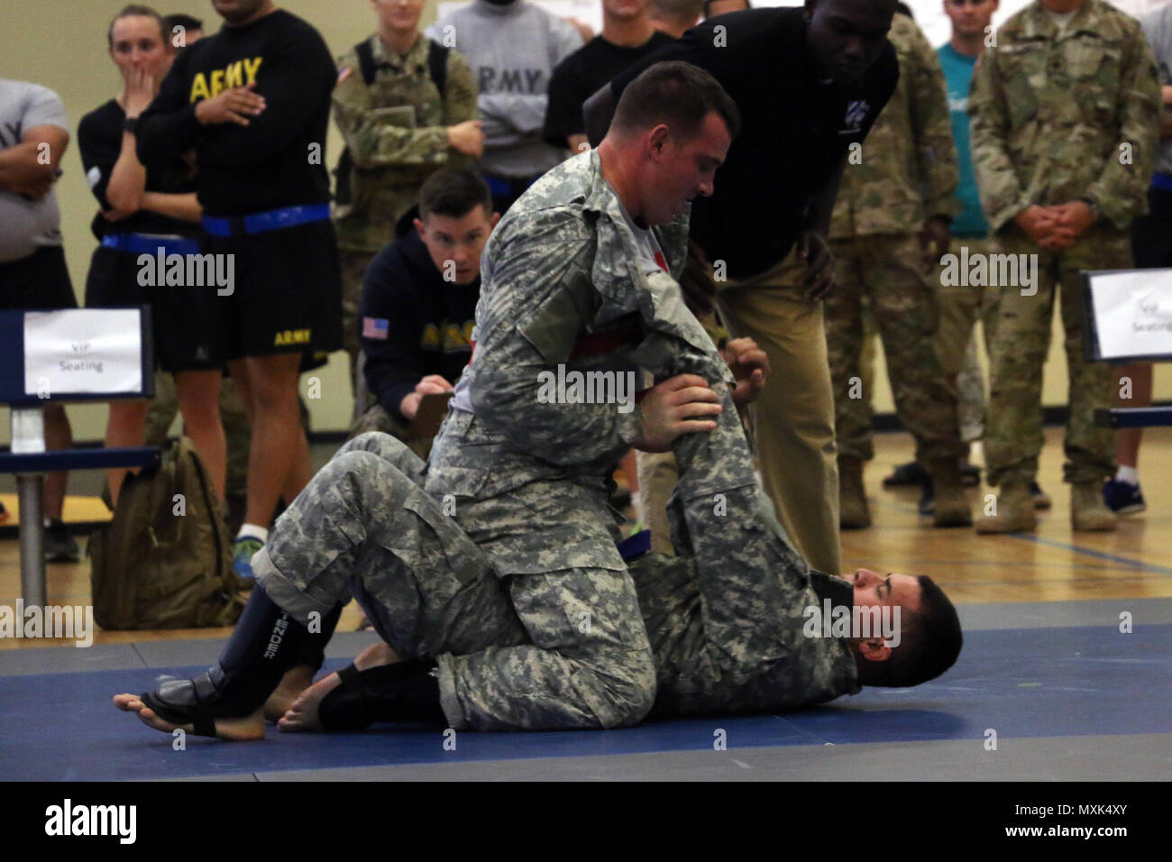 3rd Infantry Division Soldiers Grapple During Marne Weeks Combatives