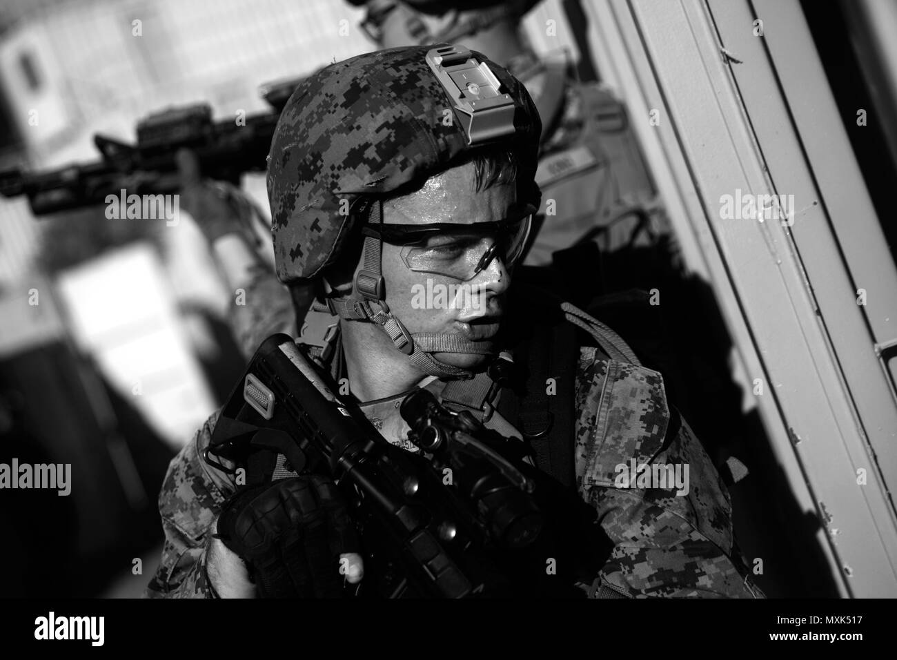 3rd reconnaissance battalion marines Black and White Stock Photos ...
