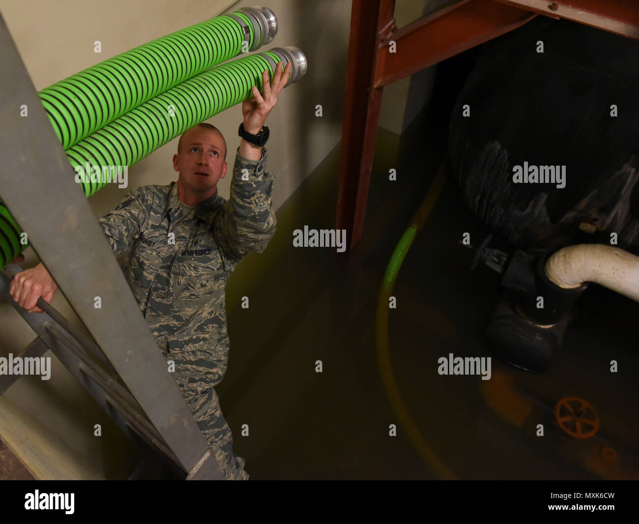 Staff Sgt. Ian Money, 8th Civil Engineering Squadron airmen dormitory ...