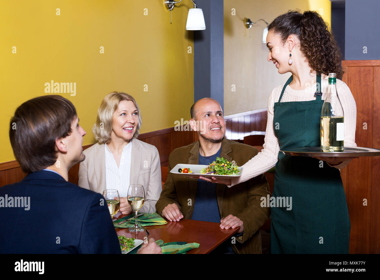 Middle Class Family Dinner High Resolution Stock Photography and Images ...