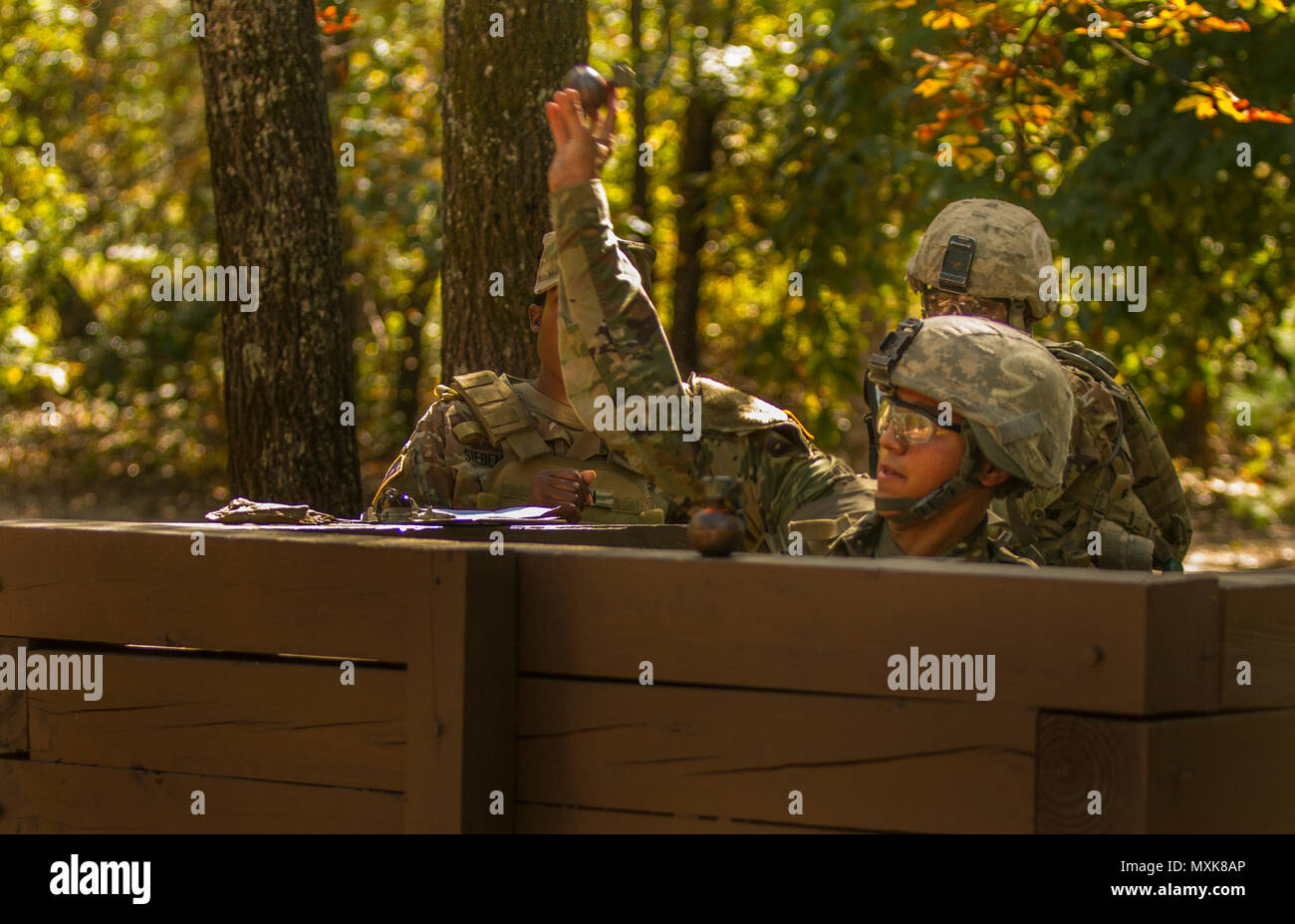 Pvt. Diego Garcia, an Army Reserve Soldier in basic combat training ...