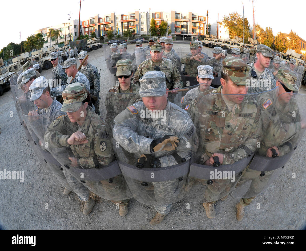 Members of the 270th and 649th Military Police Companies, 49th Military ...