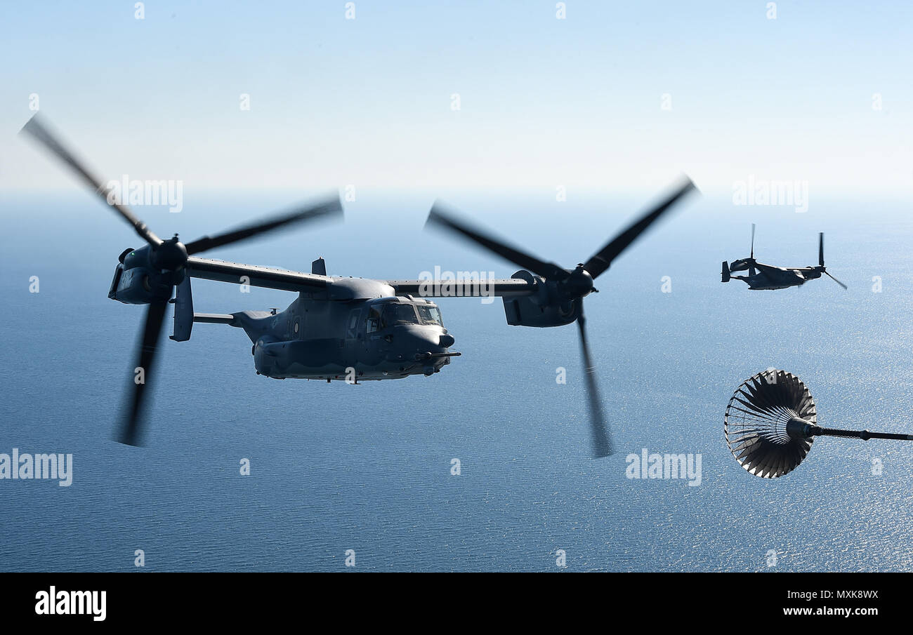 A CV-22 Osprey tiltrotor aircraft assigned to the 8th Special ...