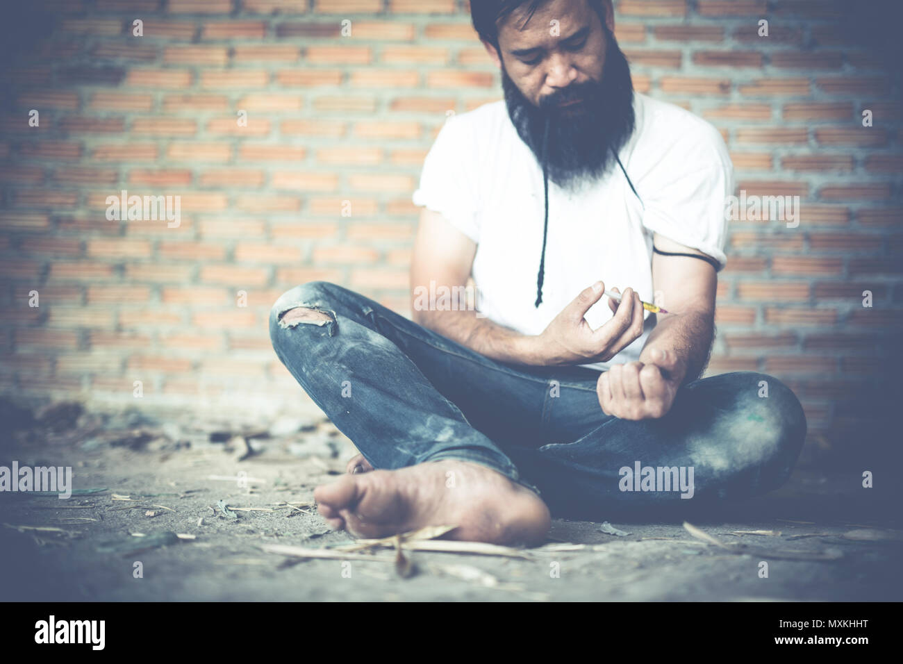 Drug Addict Man