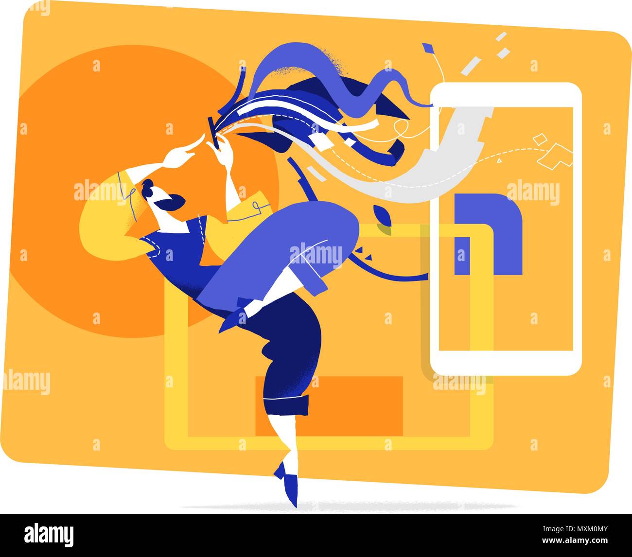 Eccentric designer Stock Vector Images - Alamy
