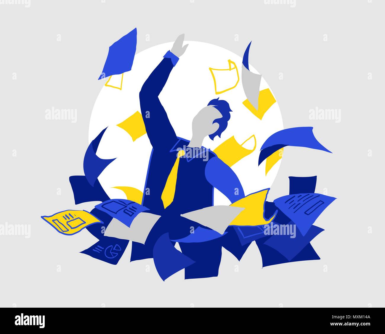 Work privacy Stock Vector Images - Alamy