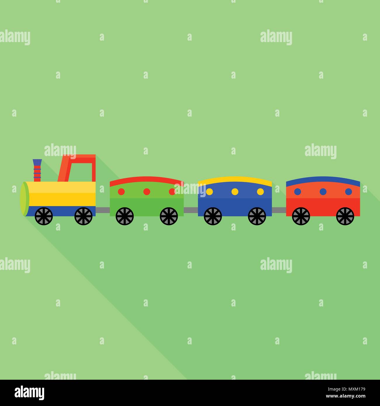 Old fashioned railway Stock Vector Images - Alamy