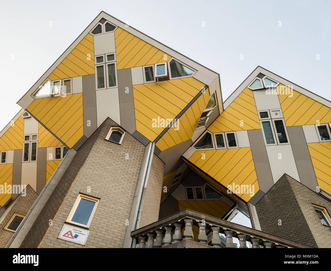 ROTTERDAM, NETHERLANDS - MAY 31, 2018: Cube houses (Kubuswoningen ...