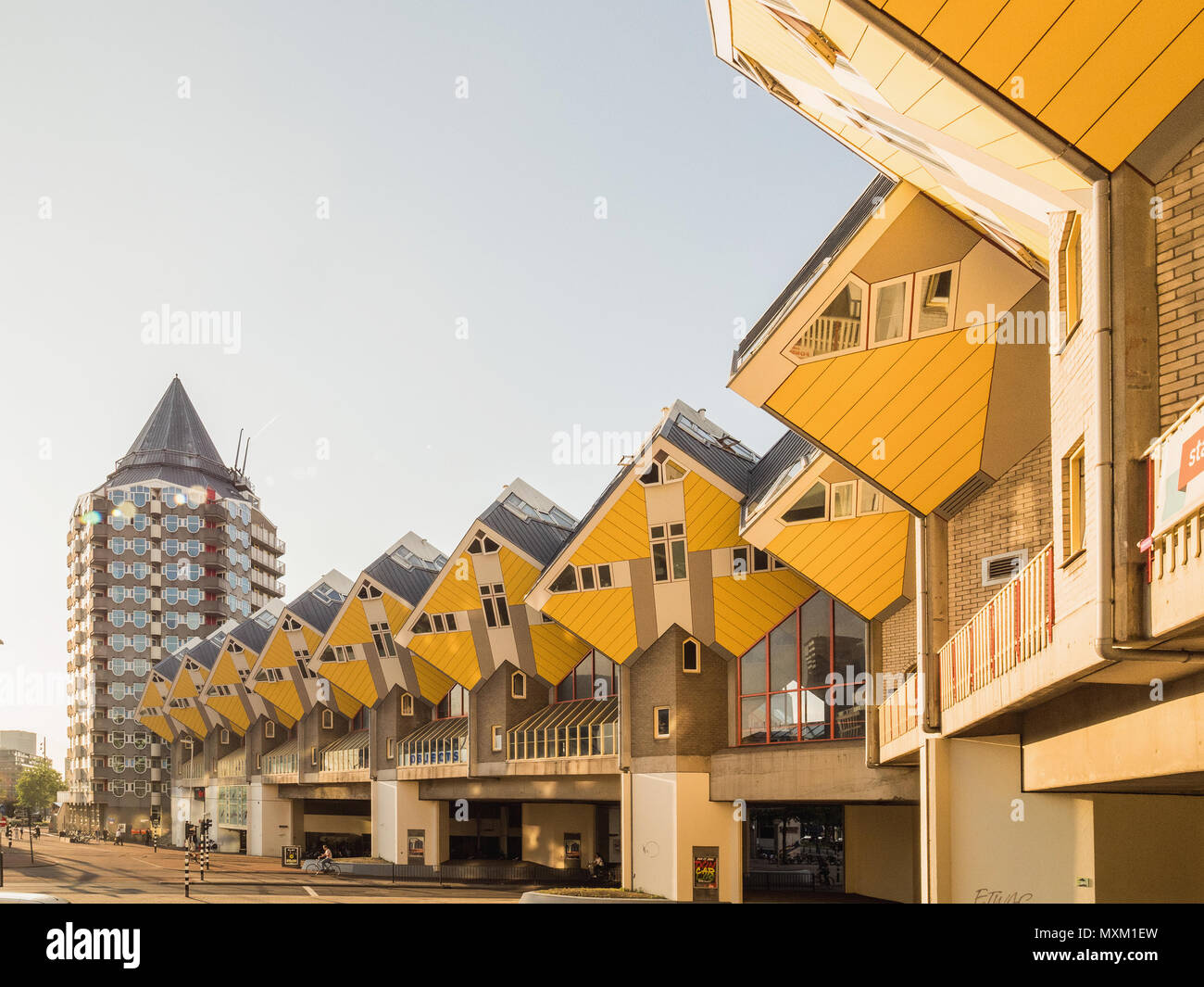 ROTTERDAM, NETHERLANDS - MAY 31, 2018: Cube houses (Kubuswoningen ...