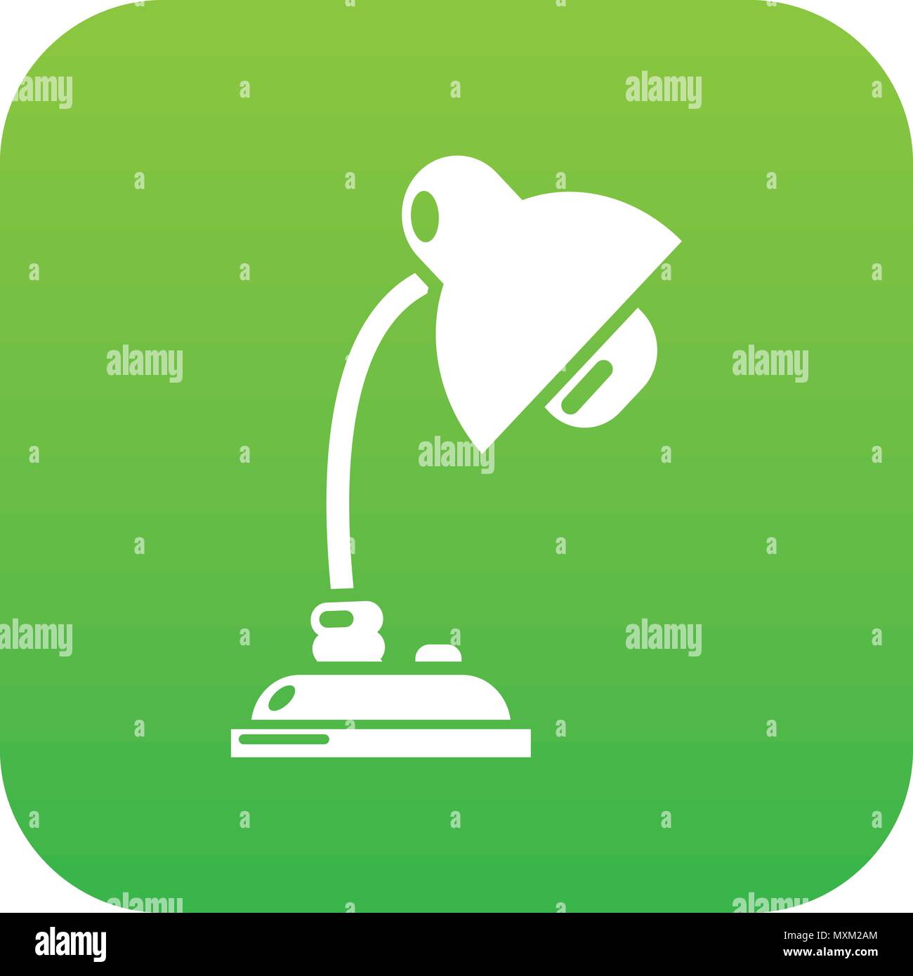 Reading lamp icon green vector Stock Vector Image & Art - Alamy