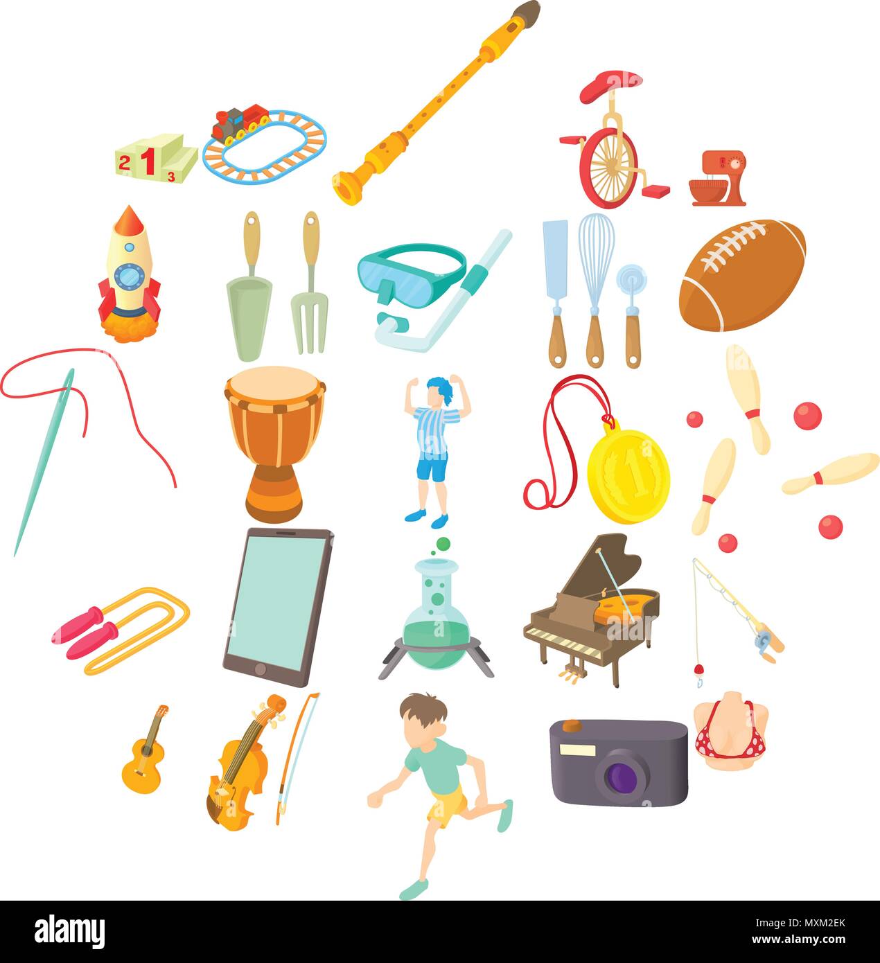 Hobby icons set, cartoon style Stock Vector Image & Art - Alamy Hobby icons set, cartoon style Stock Vector Image & Art - Alamy