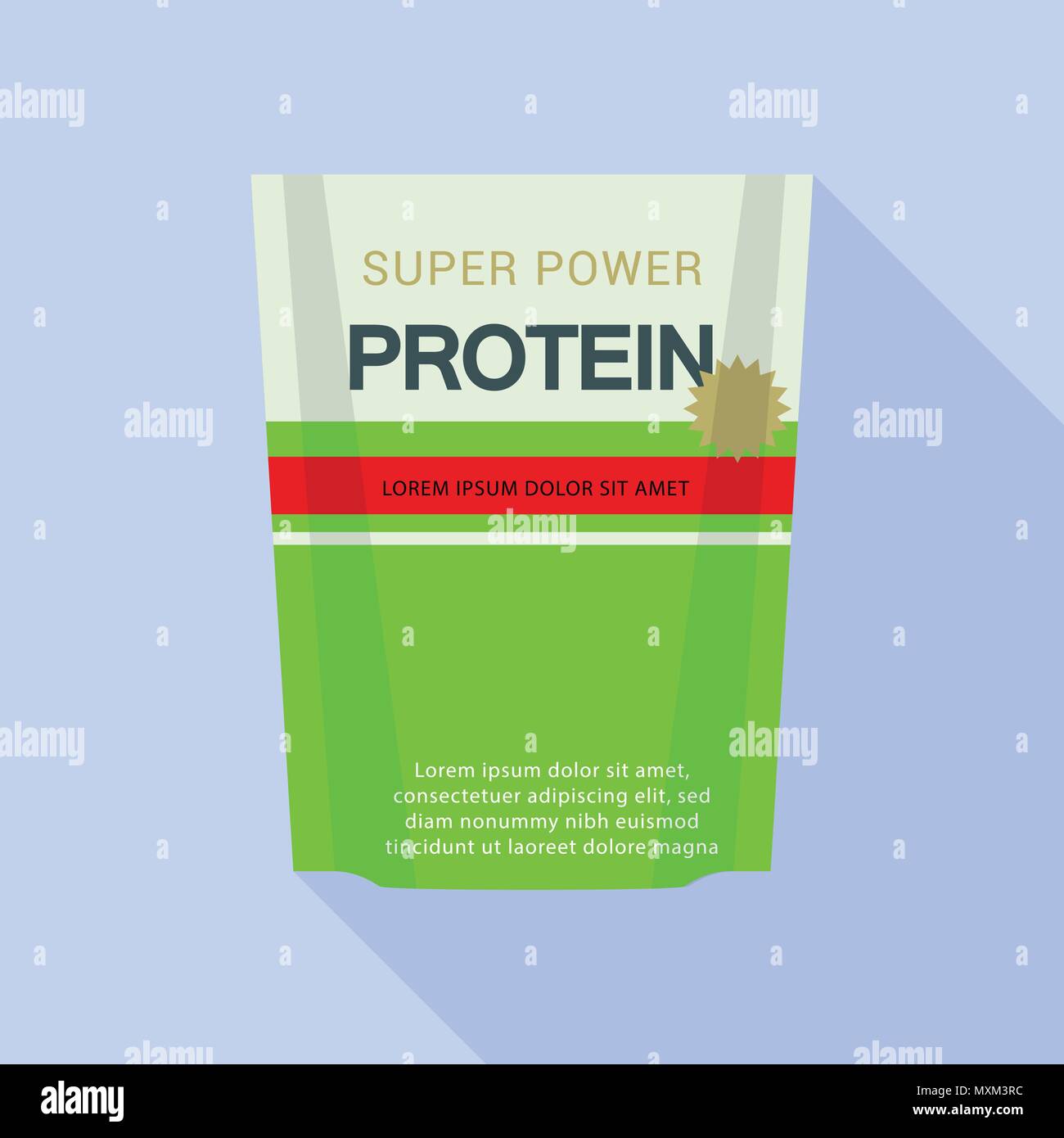 Scoop of whey protein Stock Vector Images - Alamy