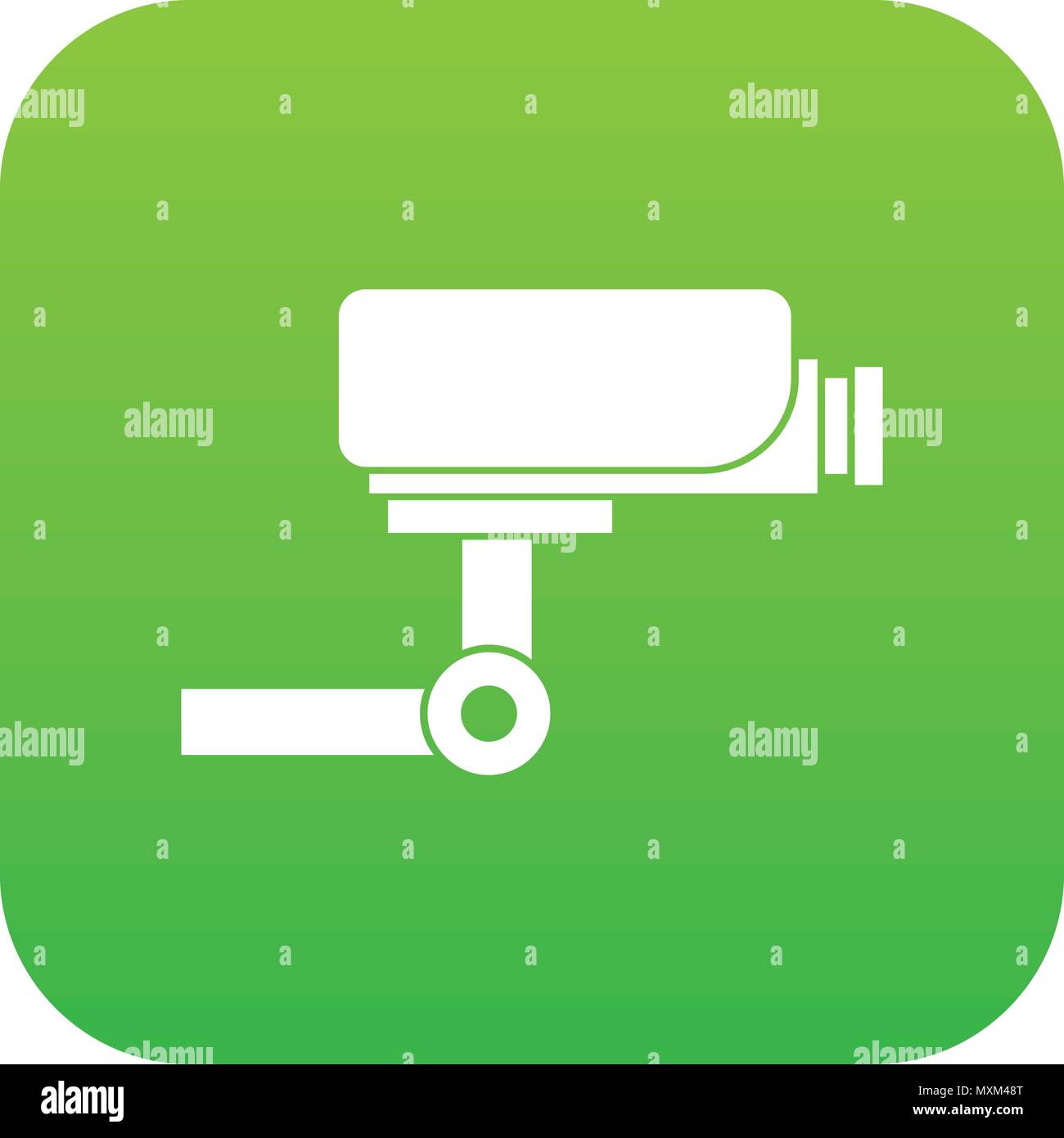 CCTV camera icon digital green Stock Vector Image & Art - Alamy