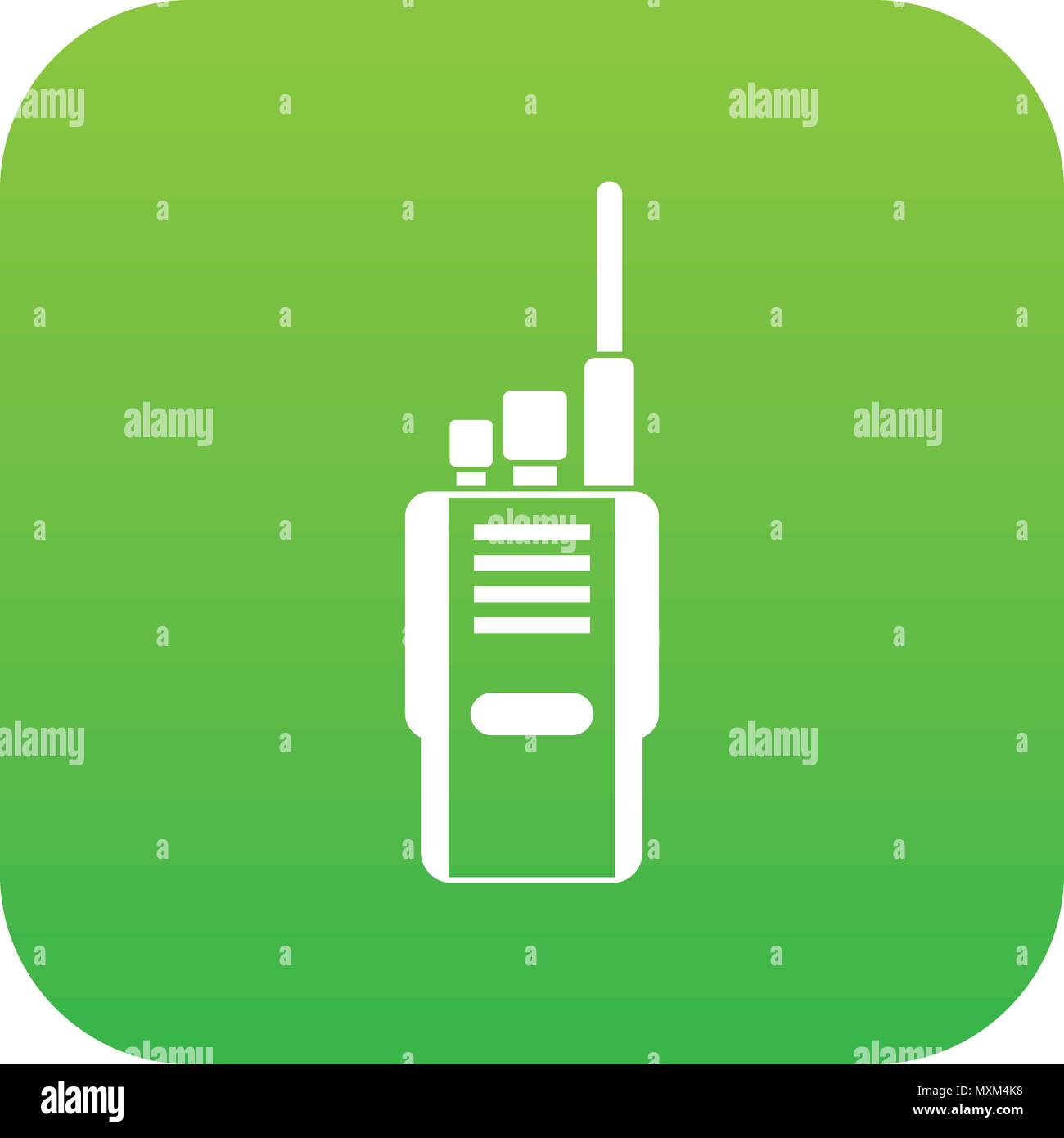 Green walkie talkie Stock Vector Images - Alamy