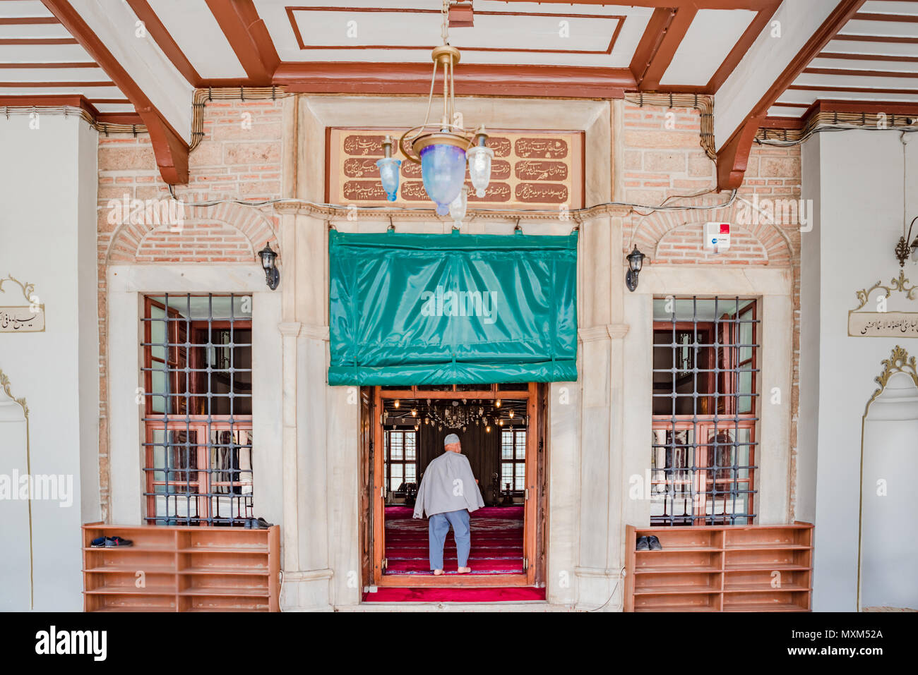 Exterior view of Emir Sultan Mosque at Emir Sultan Complex or Sultan ...