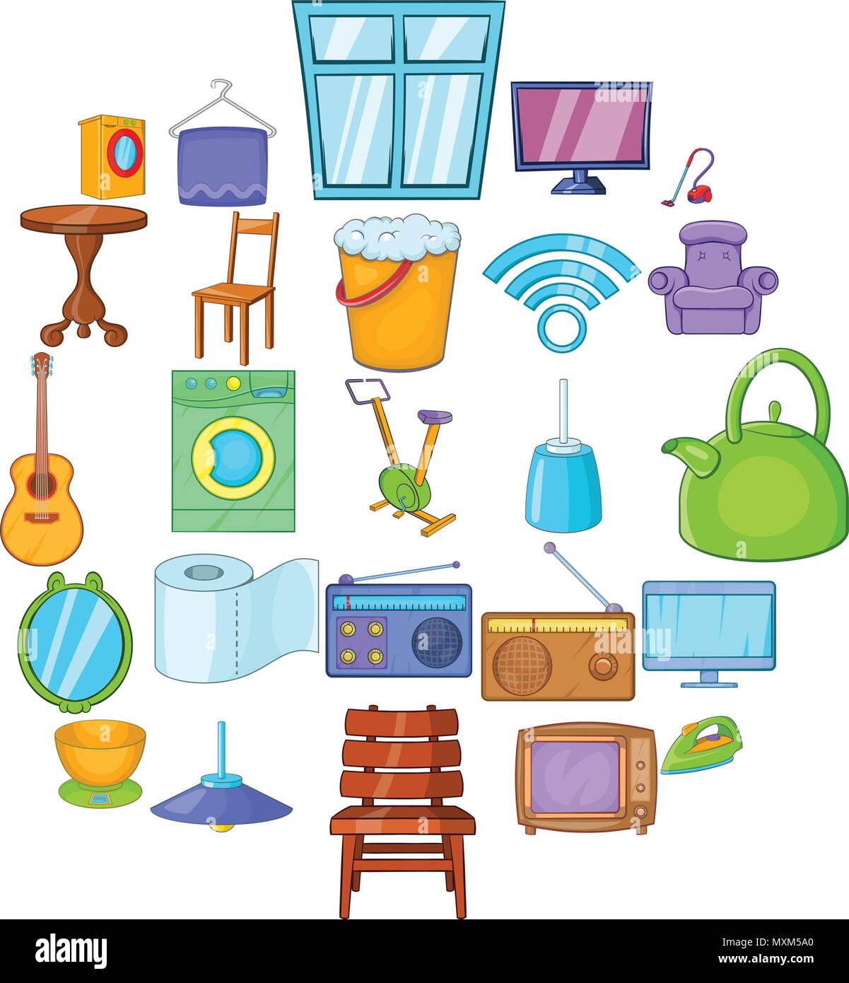 Appointment icons set, cartoon style Stock Vector Image & Art - Alamy