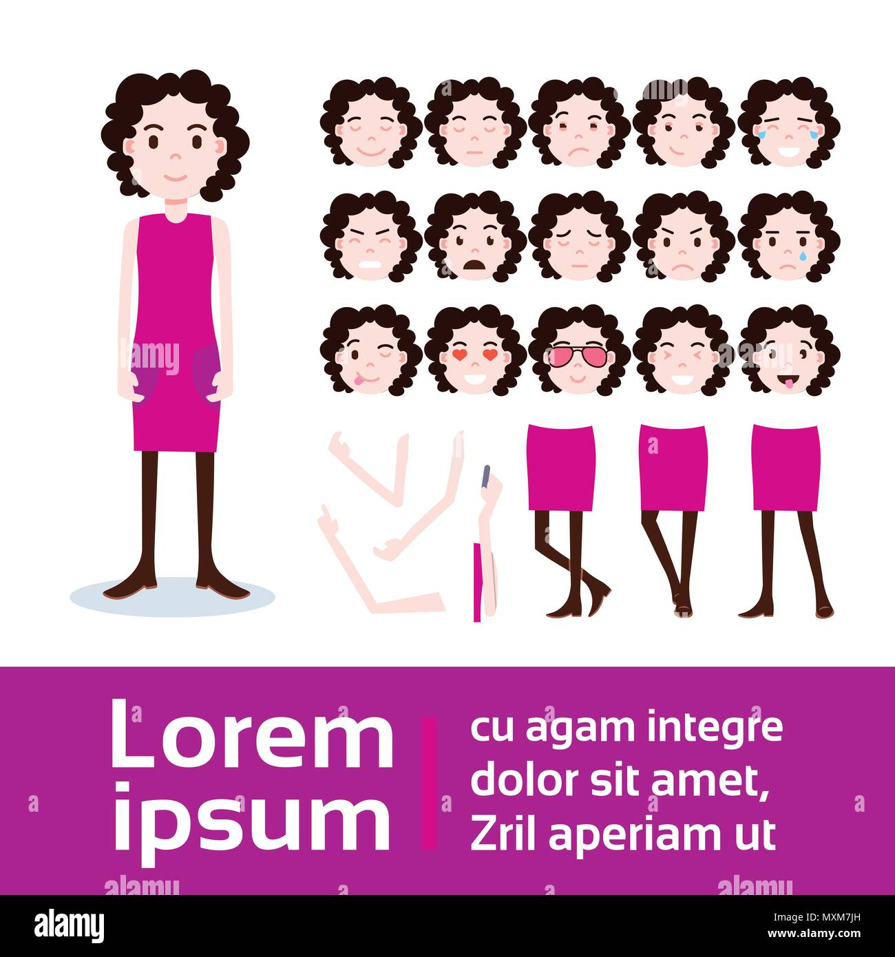 Cartoon female legs hi-res stock photography and images - Alamy