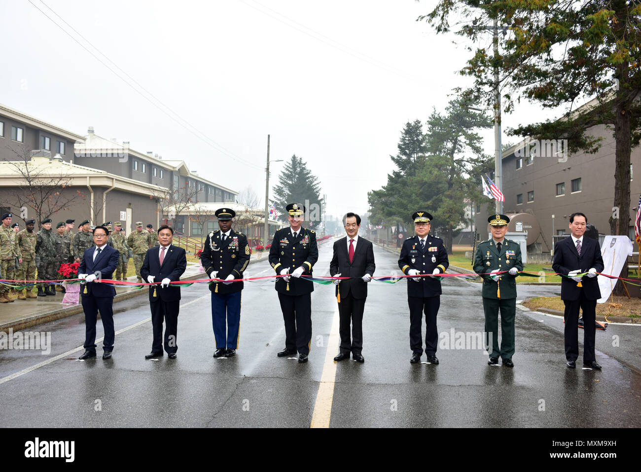 (Center Left) Maj. Gen. Theodore “Ted” D. Martin, 2nd Infantry Division ...