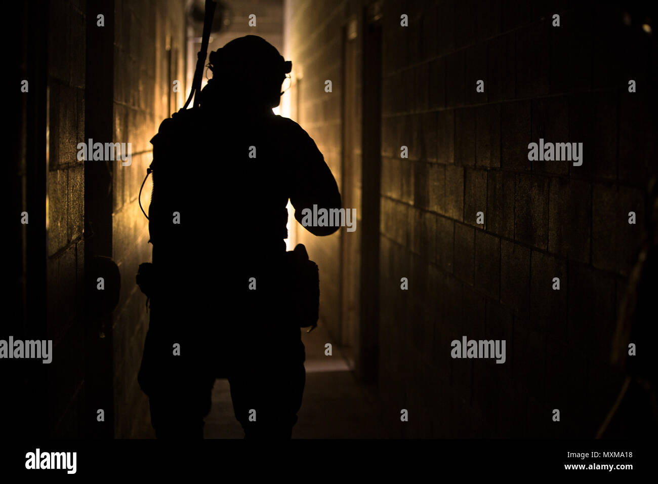 A U.S. Marine with 3rd Marine Raider Battalion, Marine Corps Forces ...