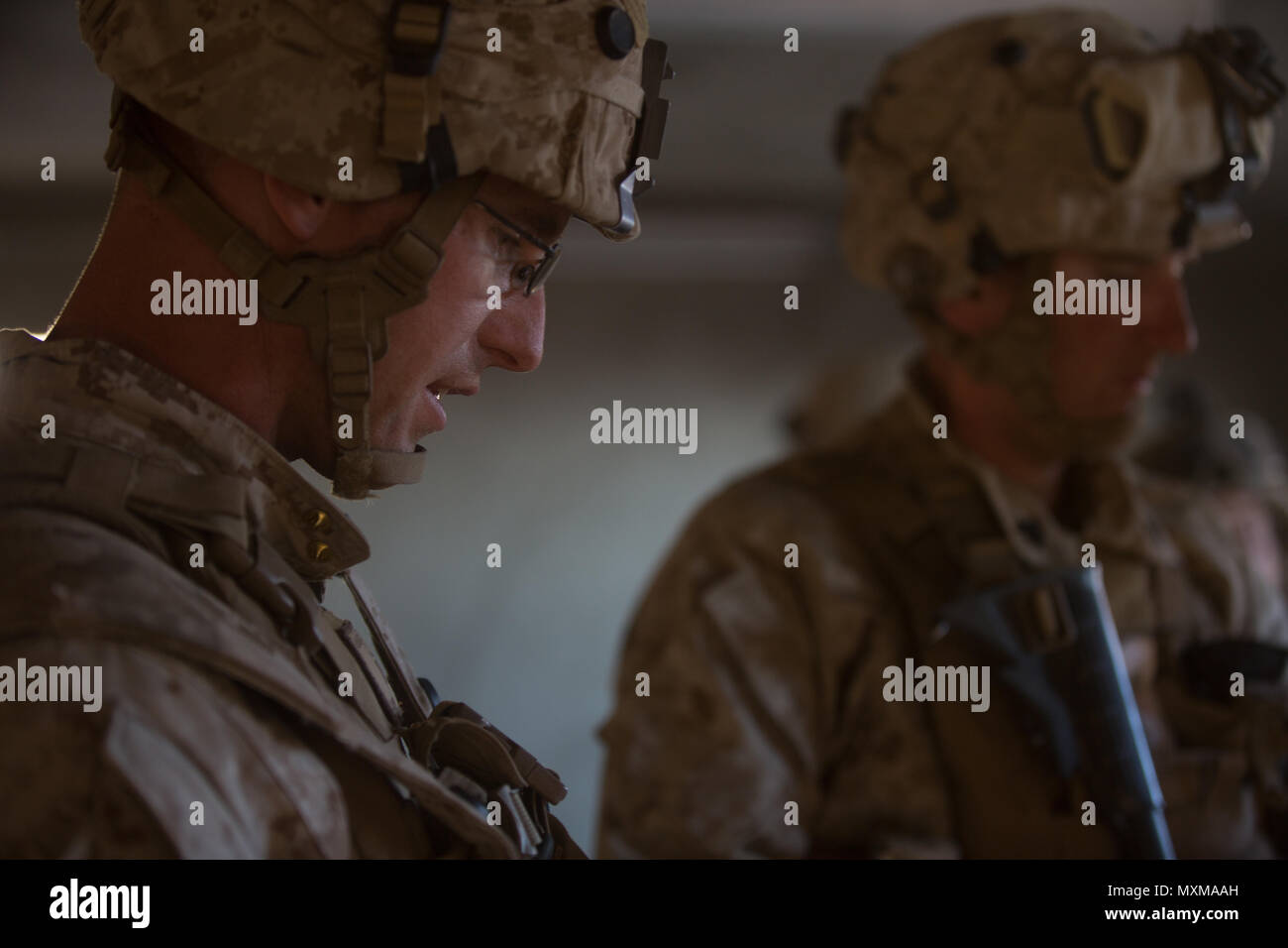 U.S. Marine Corps First Sgt. Joshua J. Nodurft, Alpha Company, 1st ...